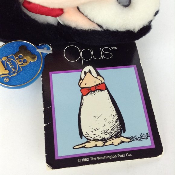 Other | Vintage 1985 Dakin Opus Penguin Bloom County 6 Plush Stuffed ...